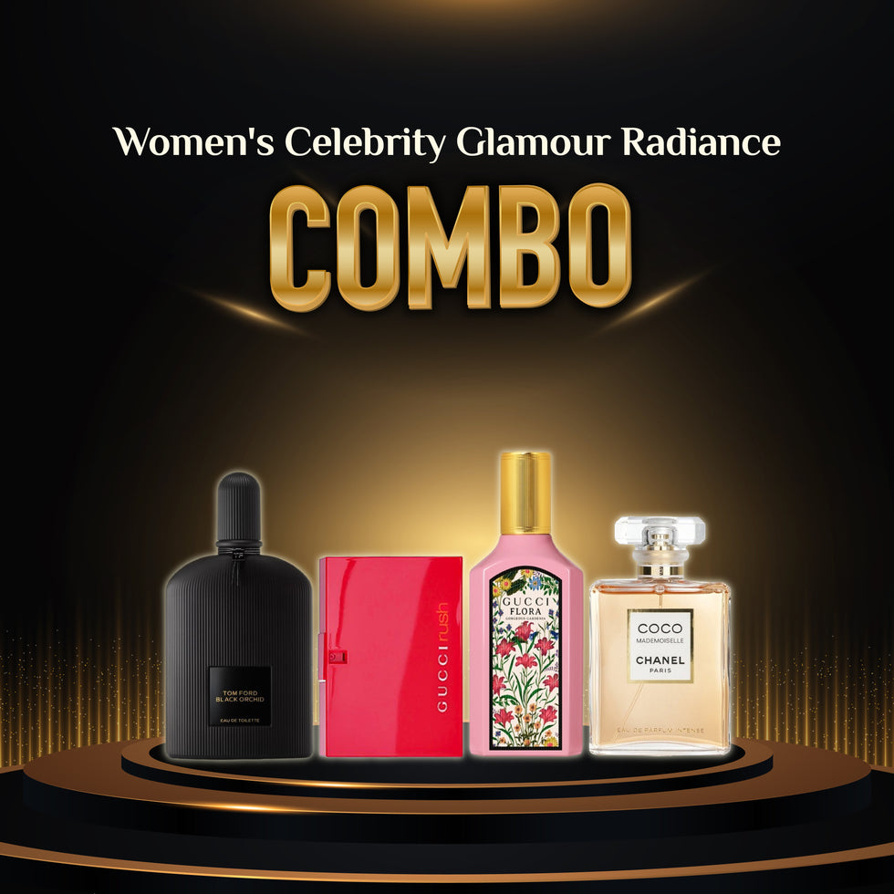 Women's Celebrity Glamour Radiance Combo - (Pack of 4) – Esscents - Home of Inspired Perfumes